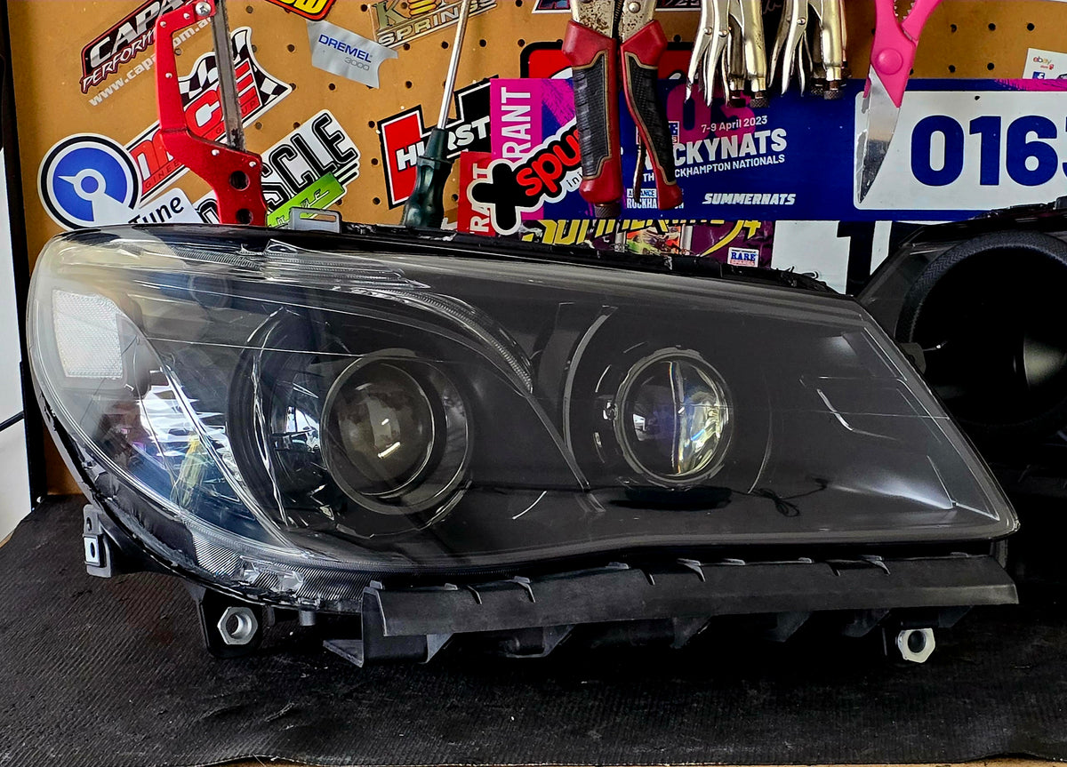 VF Commodore Induction Headlights - Suit Turbo or Procharger/Vortech ...